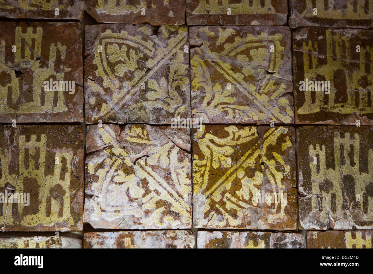 Ancient Floor Tiles, Reims Cathederal, Palais du Tau Stock Photo - Alamy