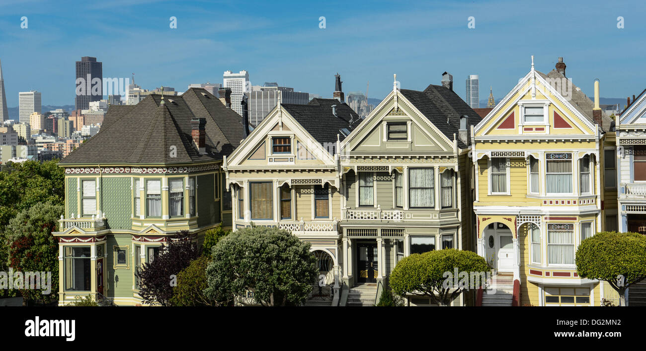 Alamo Square San Francisco California Stock Photo - Alamy