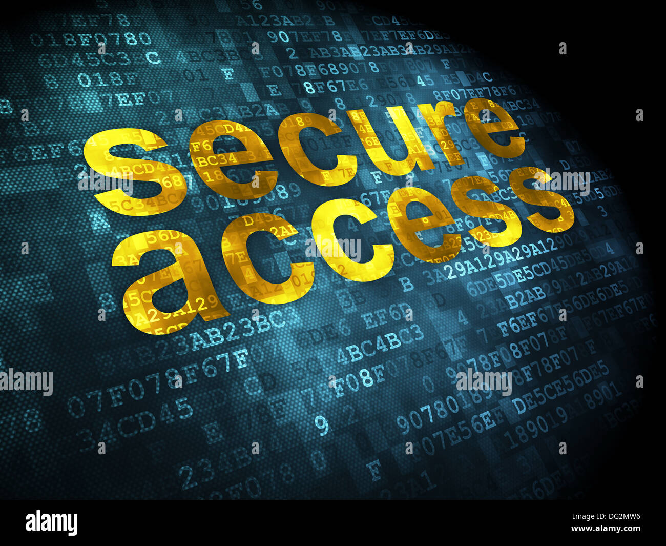 Protection concept: Secure Access on digital background Stock Photo - Alamy