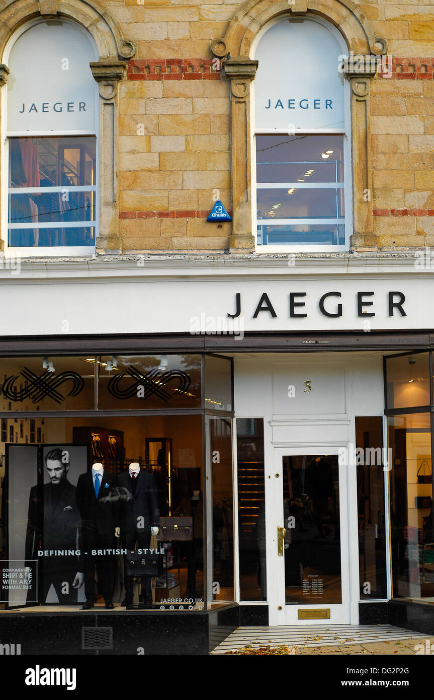 jaeger shop front Harrogate Stock Photo - Alamy
