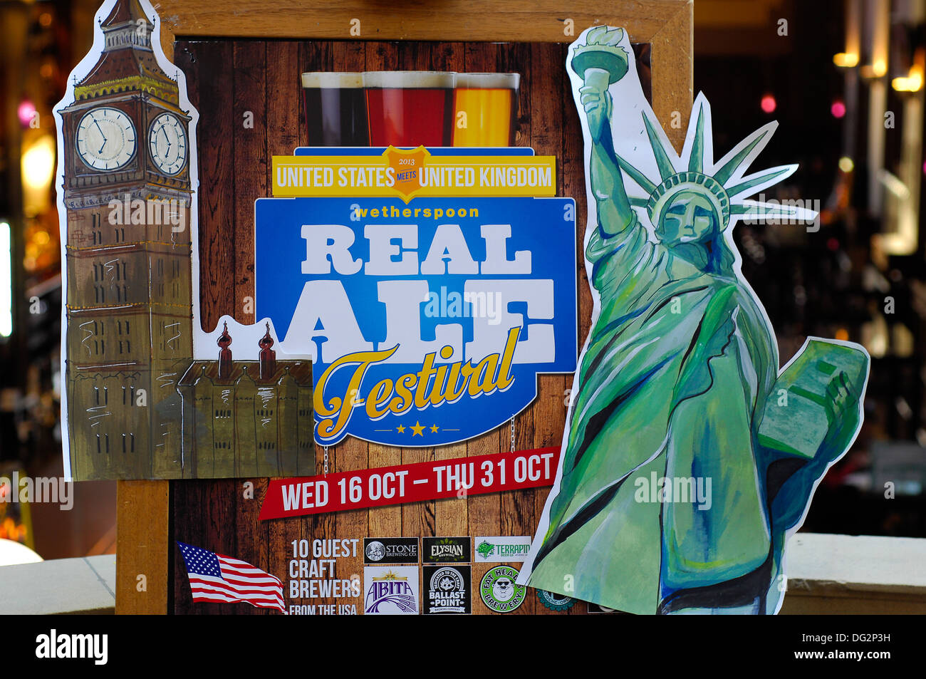 Wetherspoons theme pub in Harrogate Yorkshire Stock Photo - Alamy