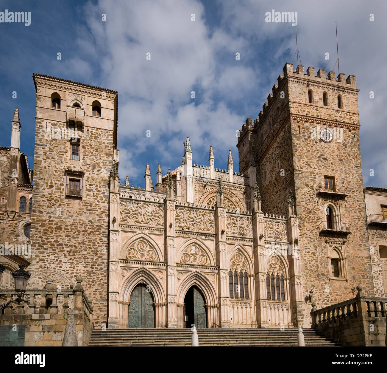 Facade monastery guadalupe hi-res stock photography and images - Alamy