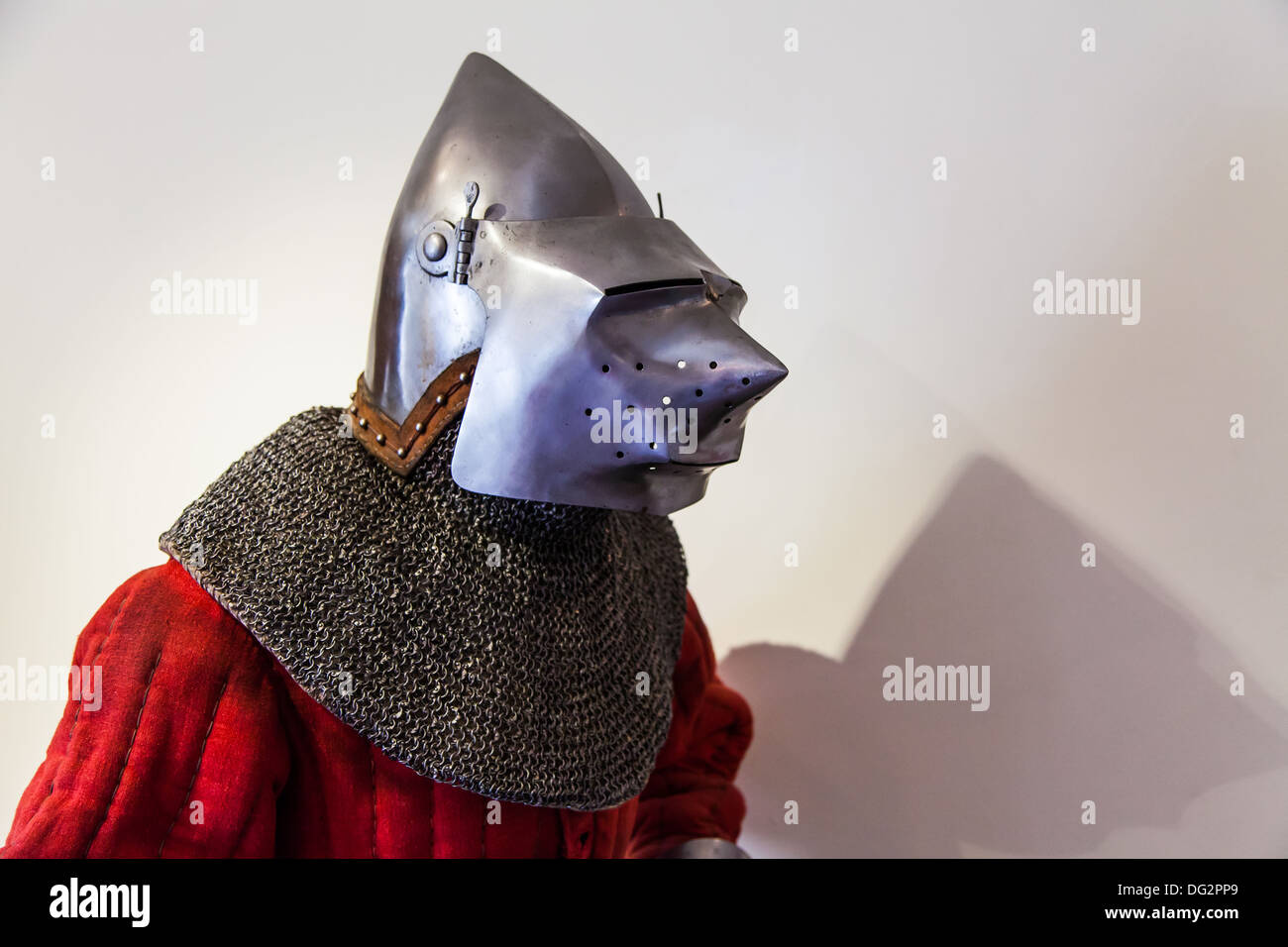 Tuscany, Italy. Detail of an original Medieval armour Stock Photo - Alamy