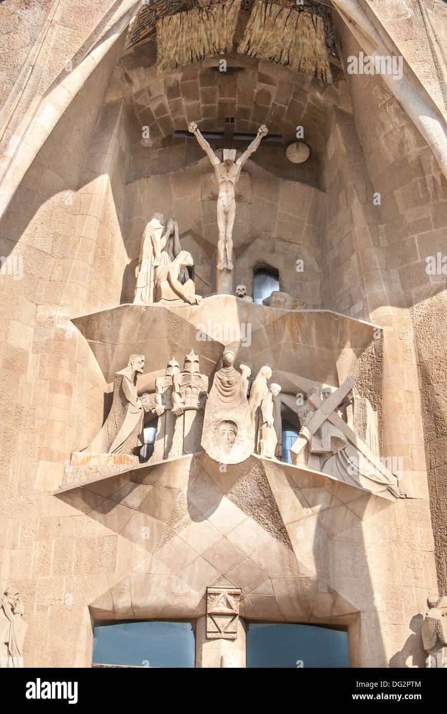 Architectural details at Sagrada Familia, most famous (and uncompleted ...