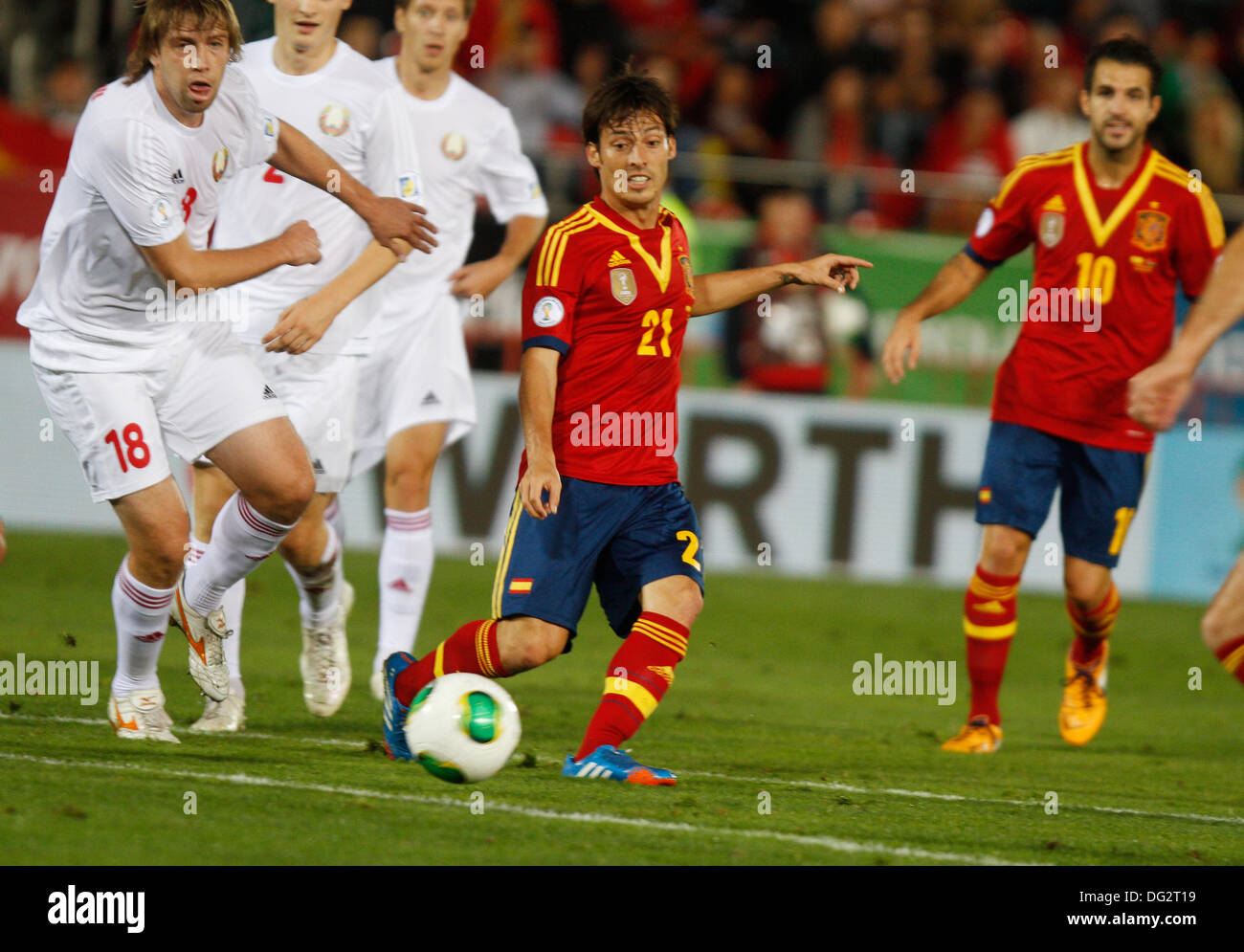 Palma de Mallorca, Spain, 12th Oct 2013, Spain«s soccer national team ...