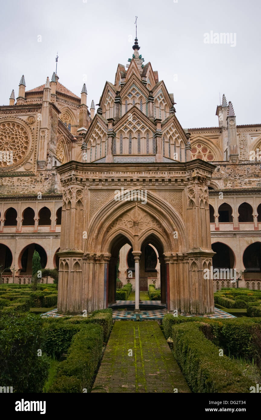 Royal monastery of santa maria of guadalupe hi-res stock photography ...