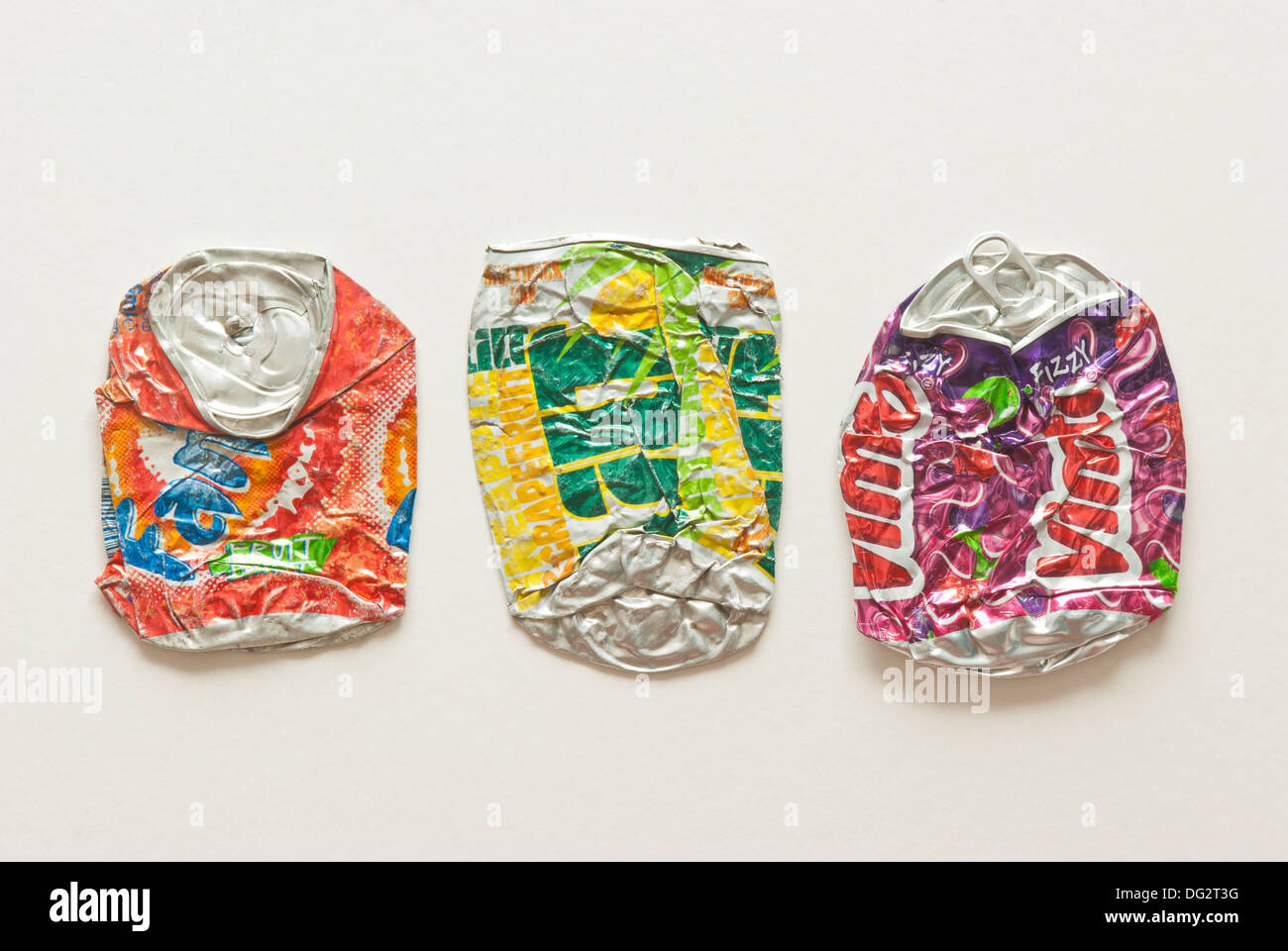 Three Squashed Cans High Resolution Stock Photography and Images - Alamy