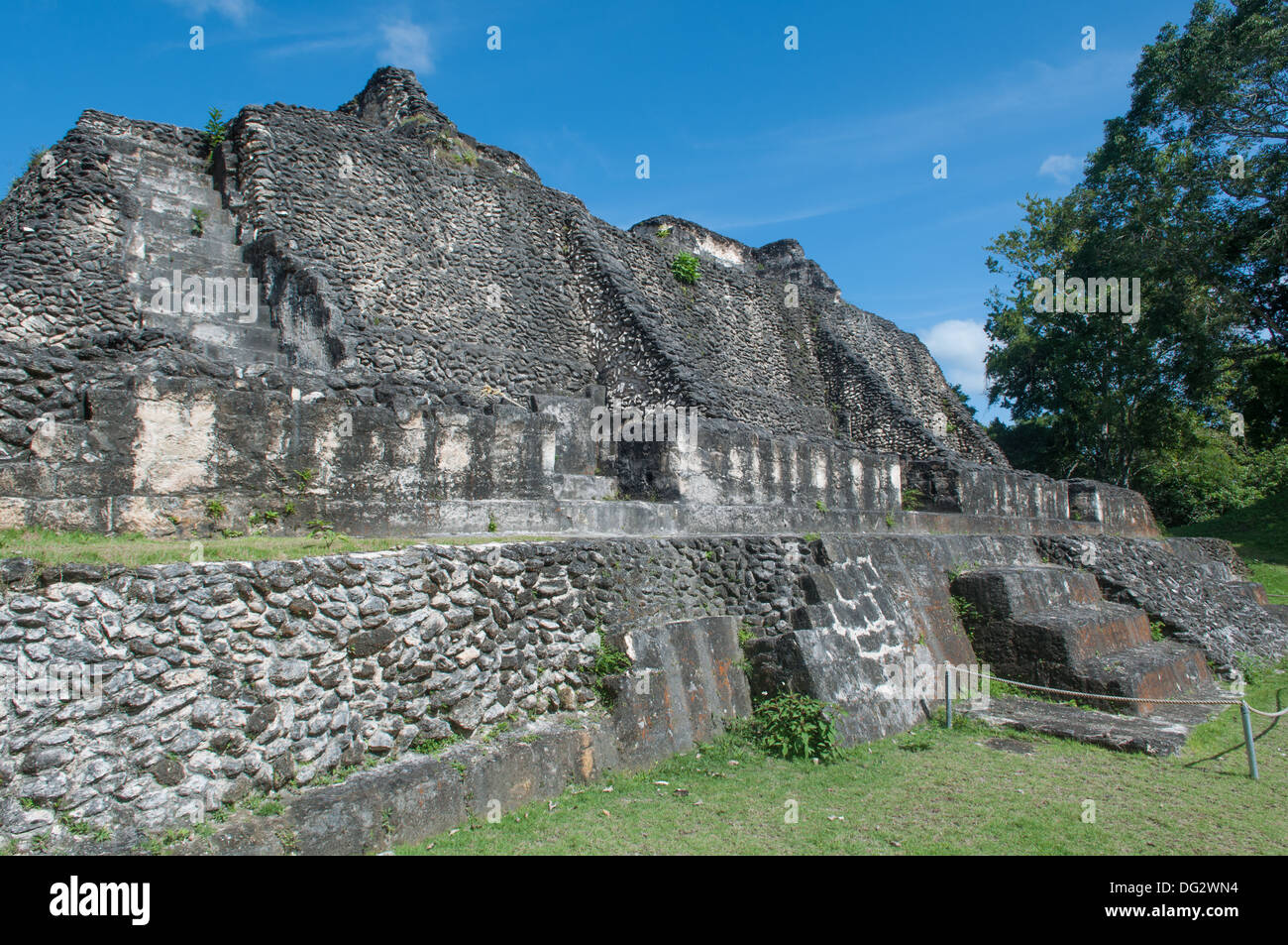 Mayan Ruin - Xunantunich in Belize Stock Photo - Alamy