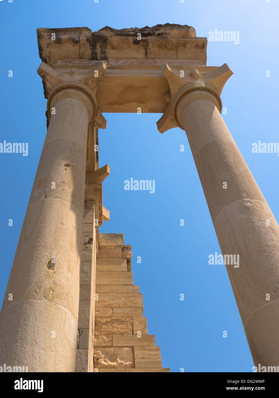 The Sanctuary and Temple of Apollo Hylates at Kourion Stock Photo - Alamy