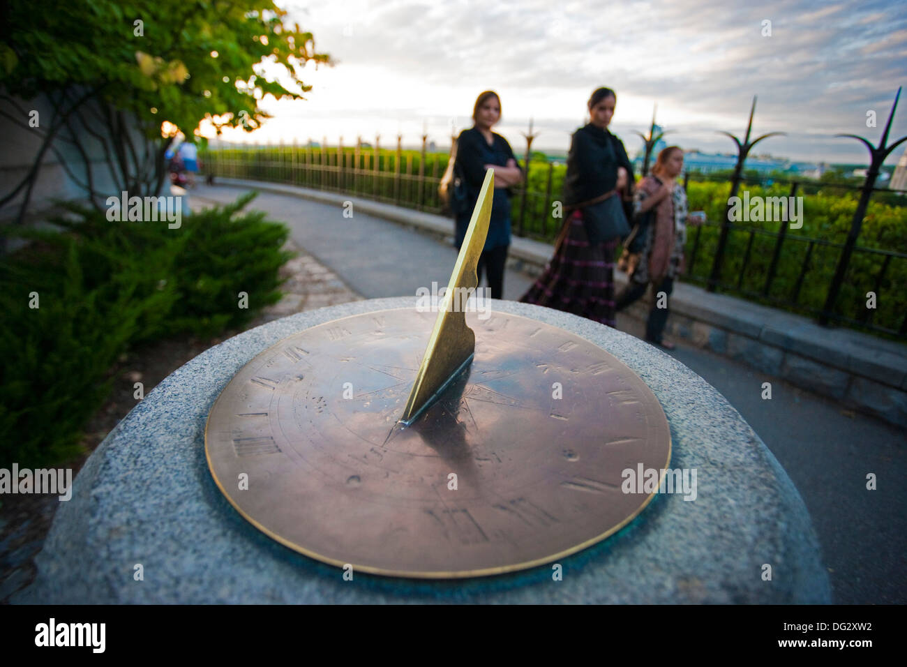 North America Canada Ontario Ottawa sundial on parliament hill Stock ...