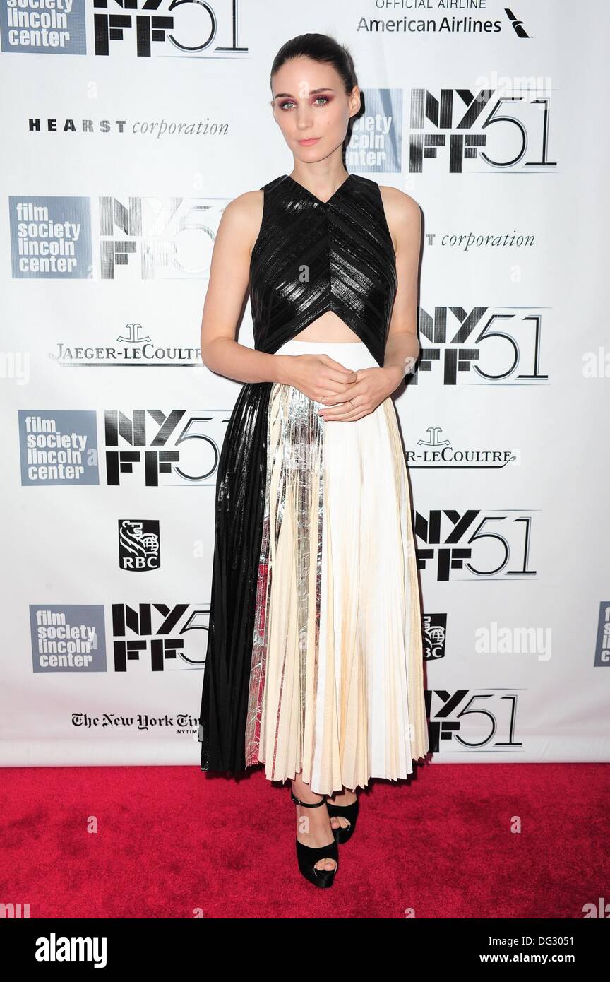 New York, NY, USA. 12th Oct, 2013. Rooney Mara at arrivals for HER ...