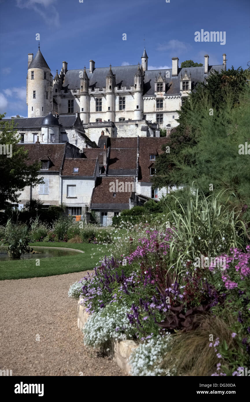 Logis Royal, Loches, France Stock Photo - Alamy