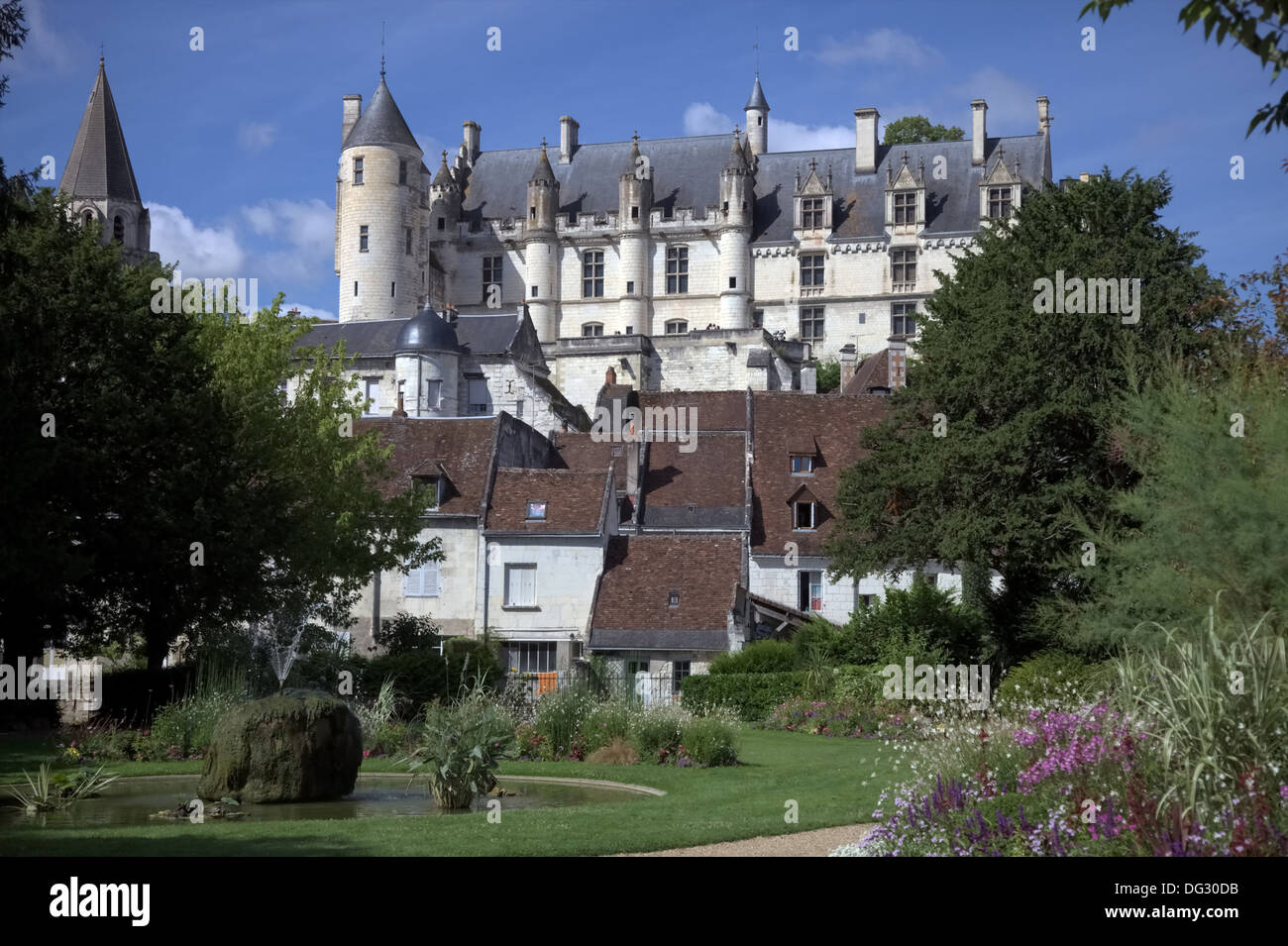 Logis Royal, Loches, France Stock Photo - Alamy