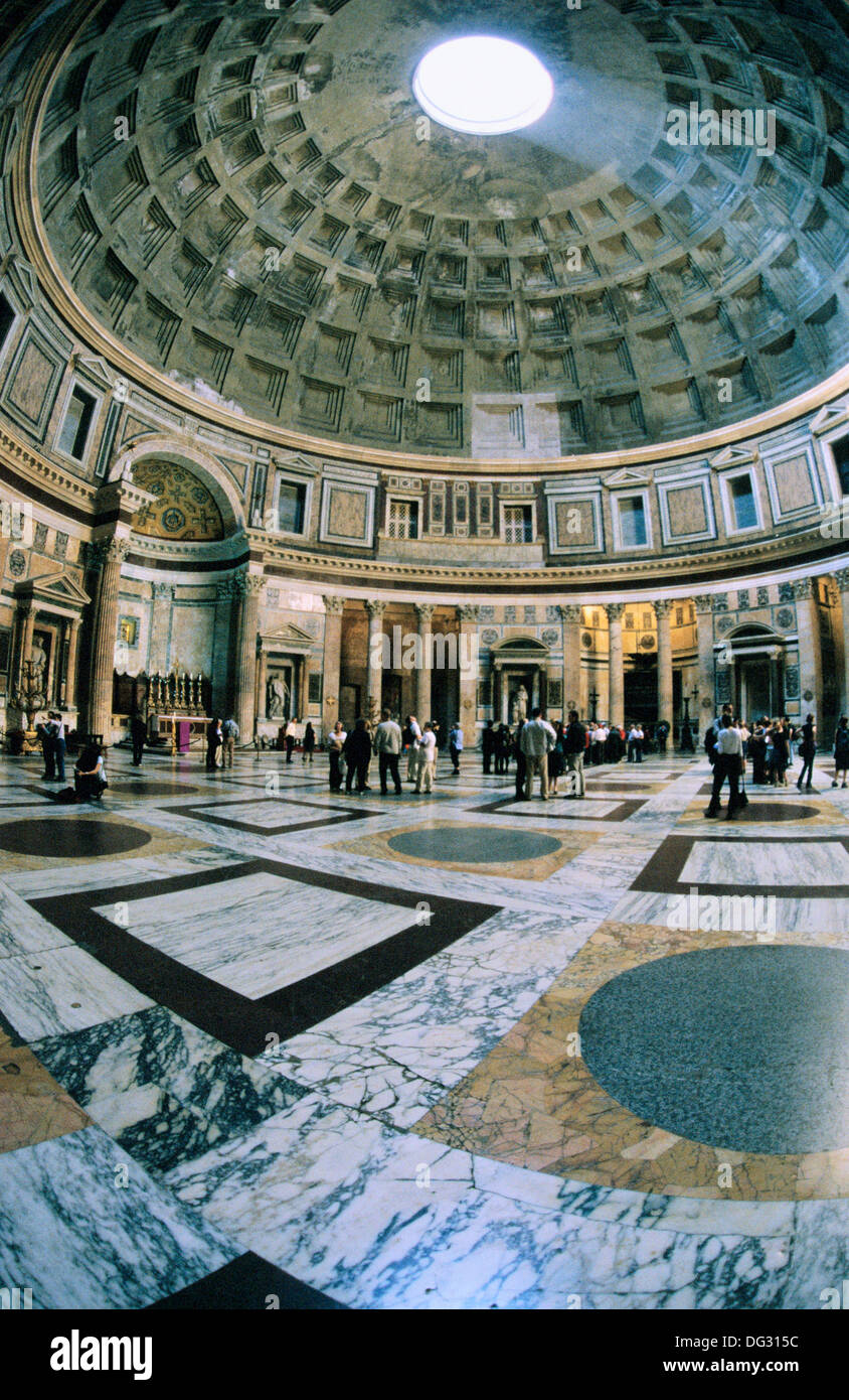 Rome italy pantheon interior hi-res stock photography and images - Alamy