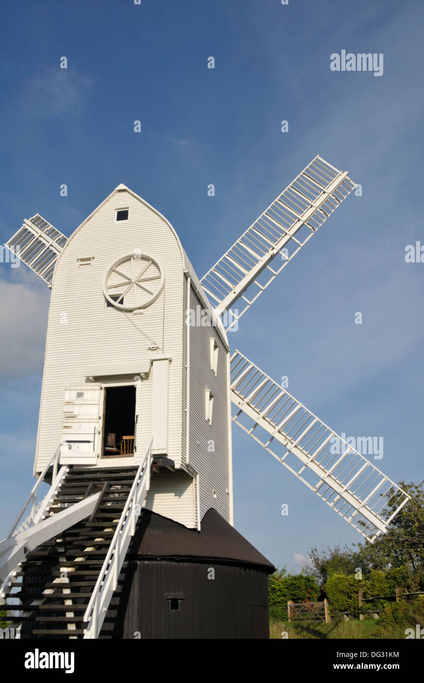 windmill, Clayton, West Sussex, England. 19th century corn windmill ...