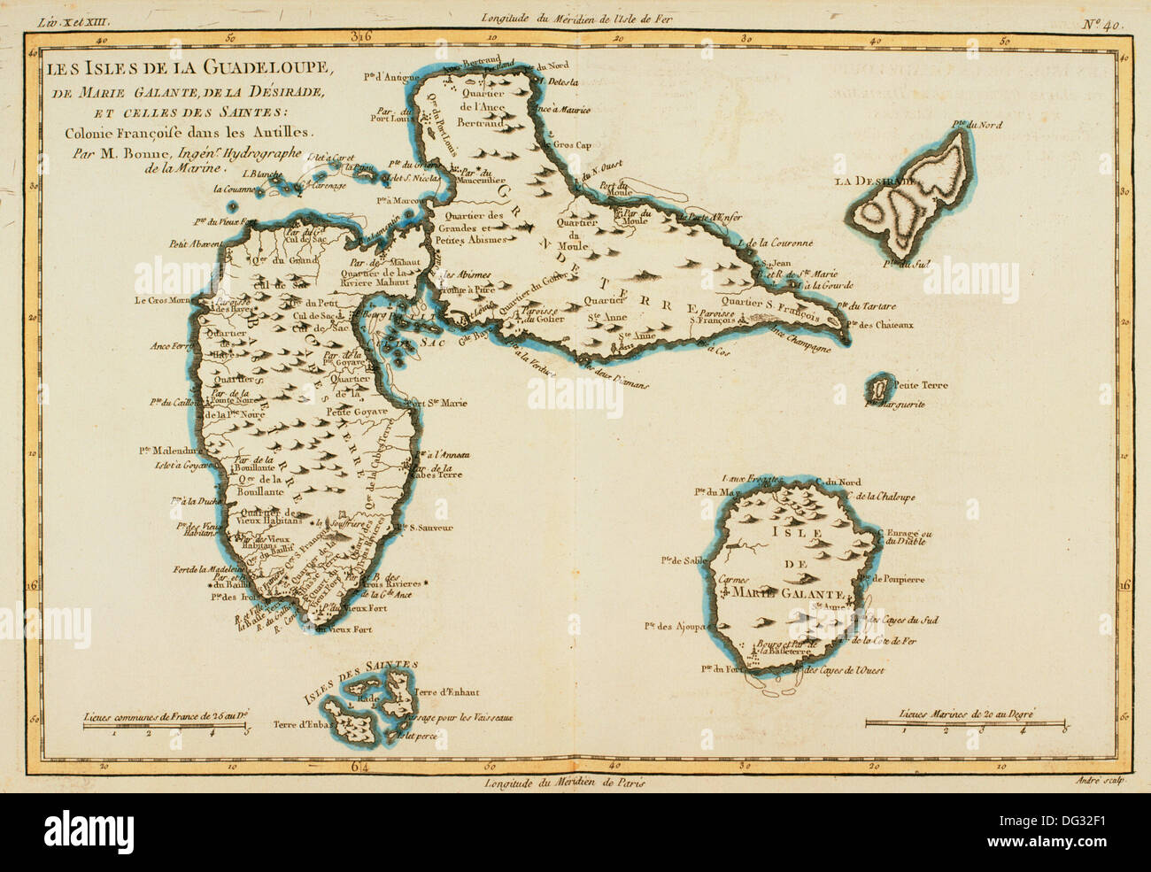 Lesser antilles map hi-res stock photography and images - Alamy