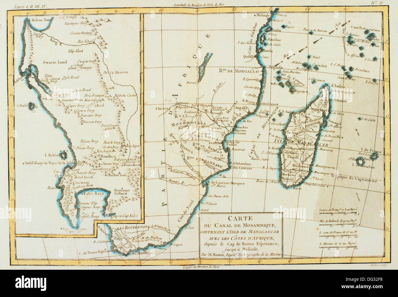 Cape of good hope map High Resolution Stock Photography and Images - Alamy