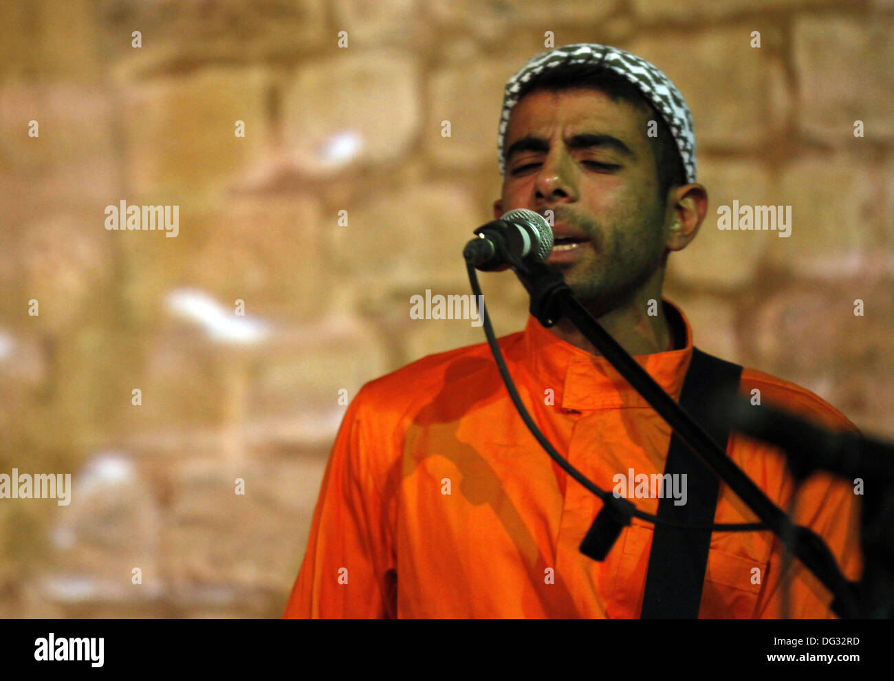 Jerusalem, Jerusalem, Palestinian Territory, . 12th Oct, 2013. Band ...
