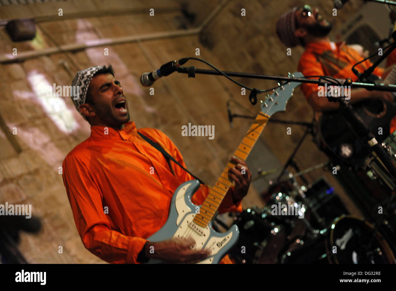 Jerusalem, Jerusalem, Palestinian Territory, . 12th Oct, 2013. Band ...