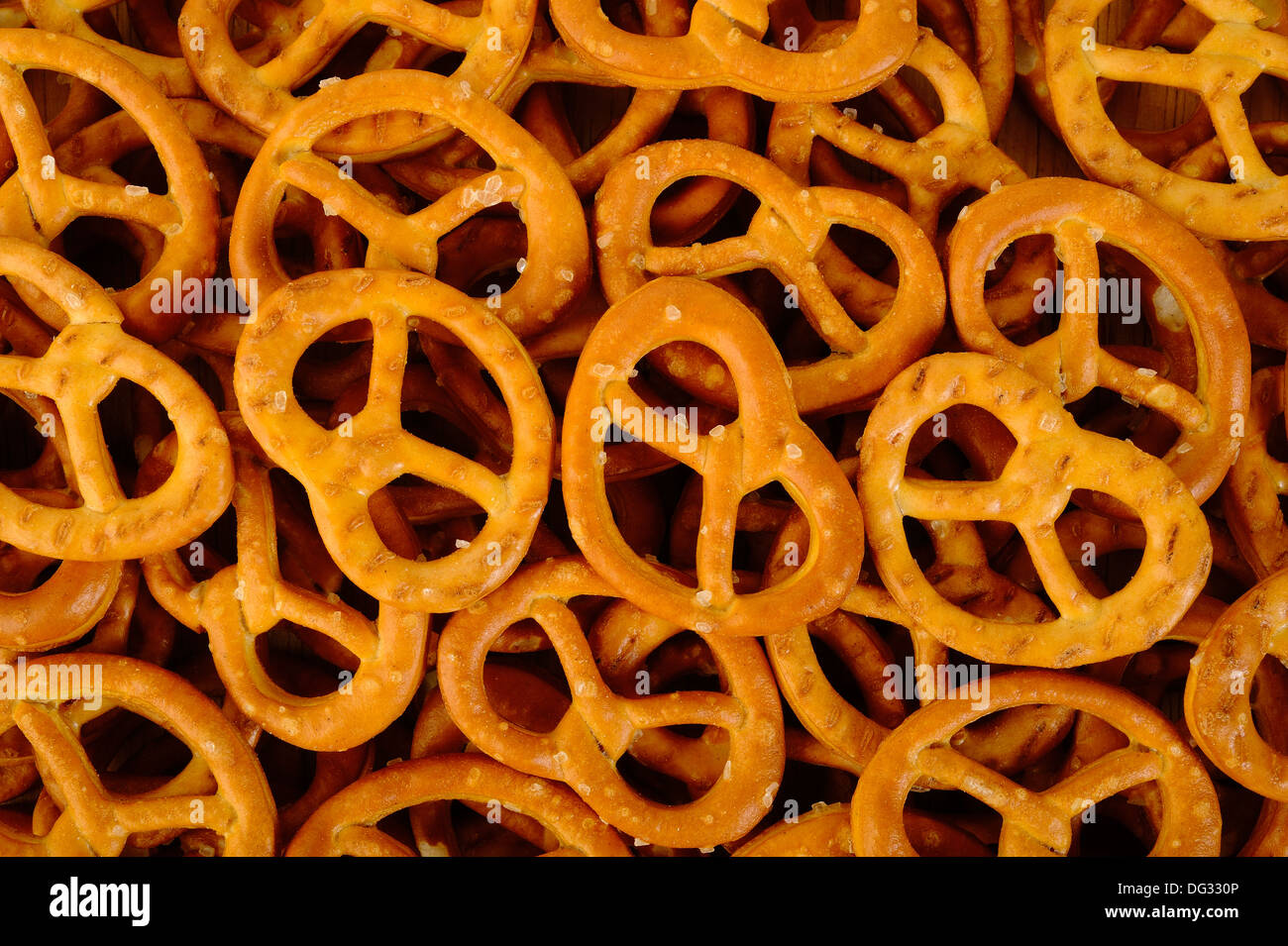 Pretzels background hi-res stock photography and images - Alamy