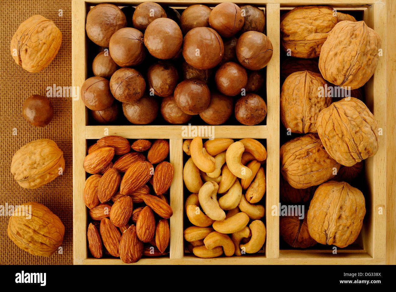 Box of cashew nuts hi-res stock photography and images - Alamy