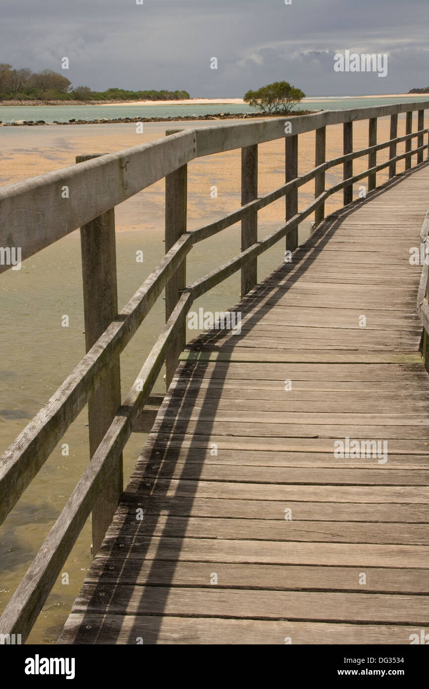 Bridge over the estuary at Urunga NSW Australia Stock Photo - Alamy