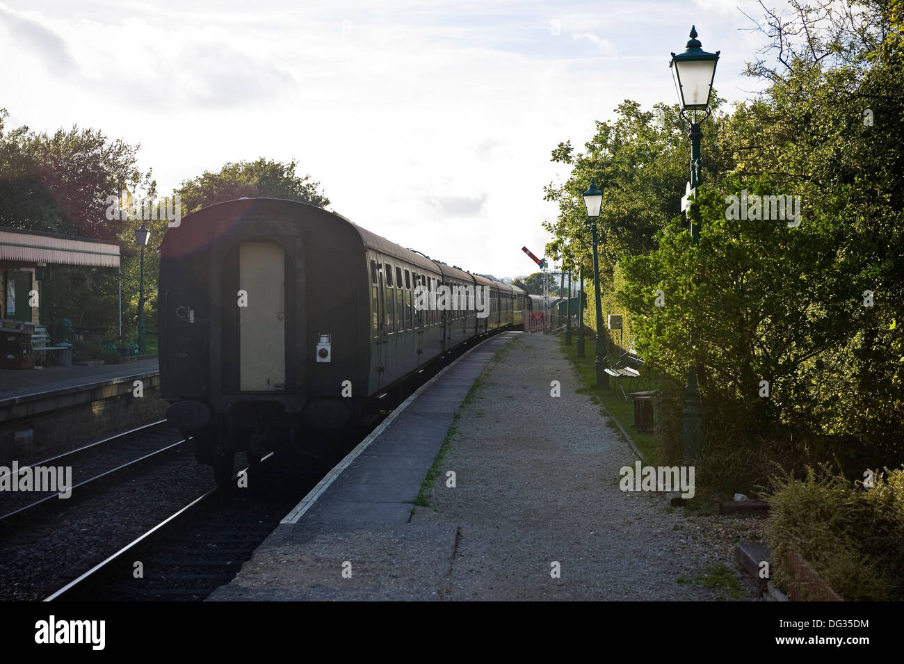 Harman's Cross Station on the Swanage Railway, Dorset, UK Stock Photo ...