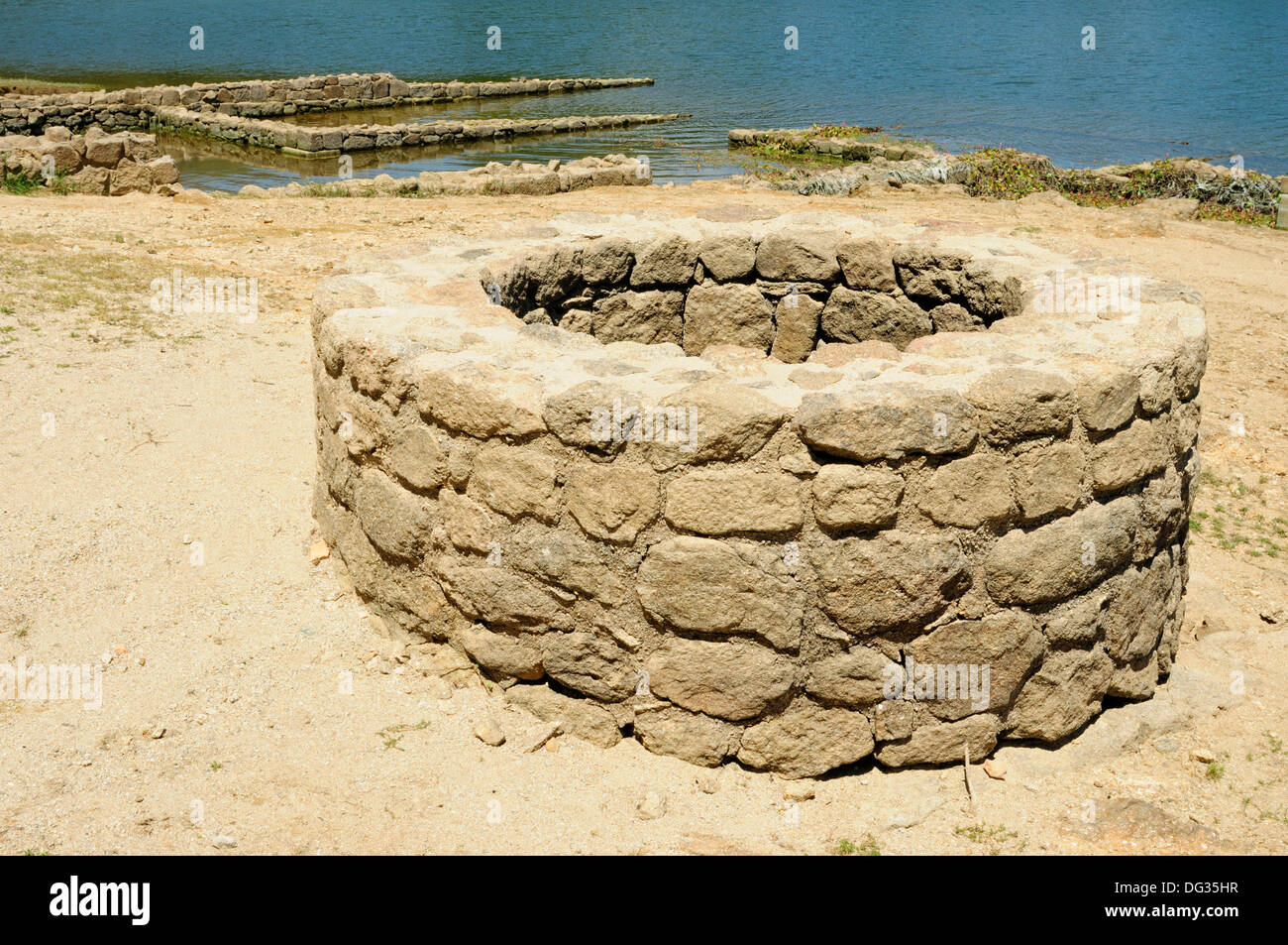 The well of a house close to the remains of the roman military camp ...