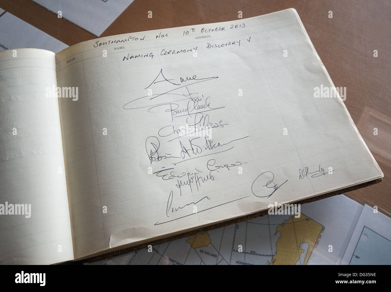 Signature of princess anne hi-res stock photography and images - Alamy