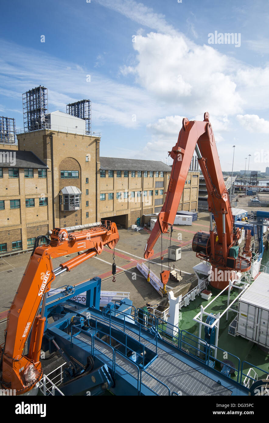 RRS Discovery ship research vessel at the National Oceanography Centre ...
