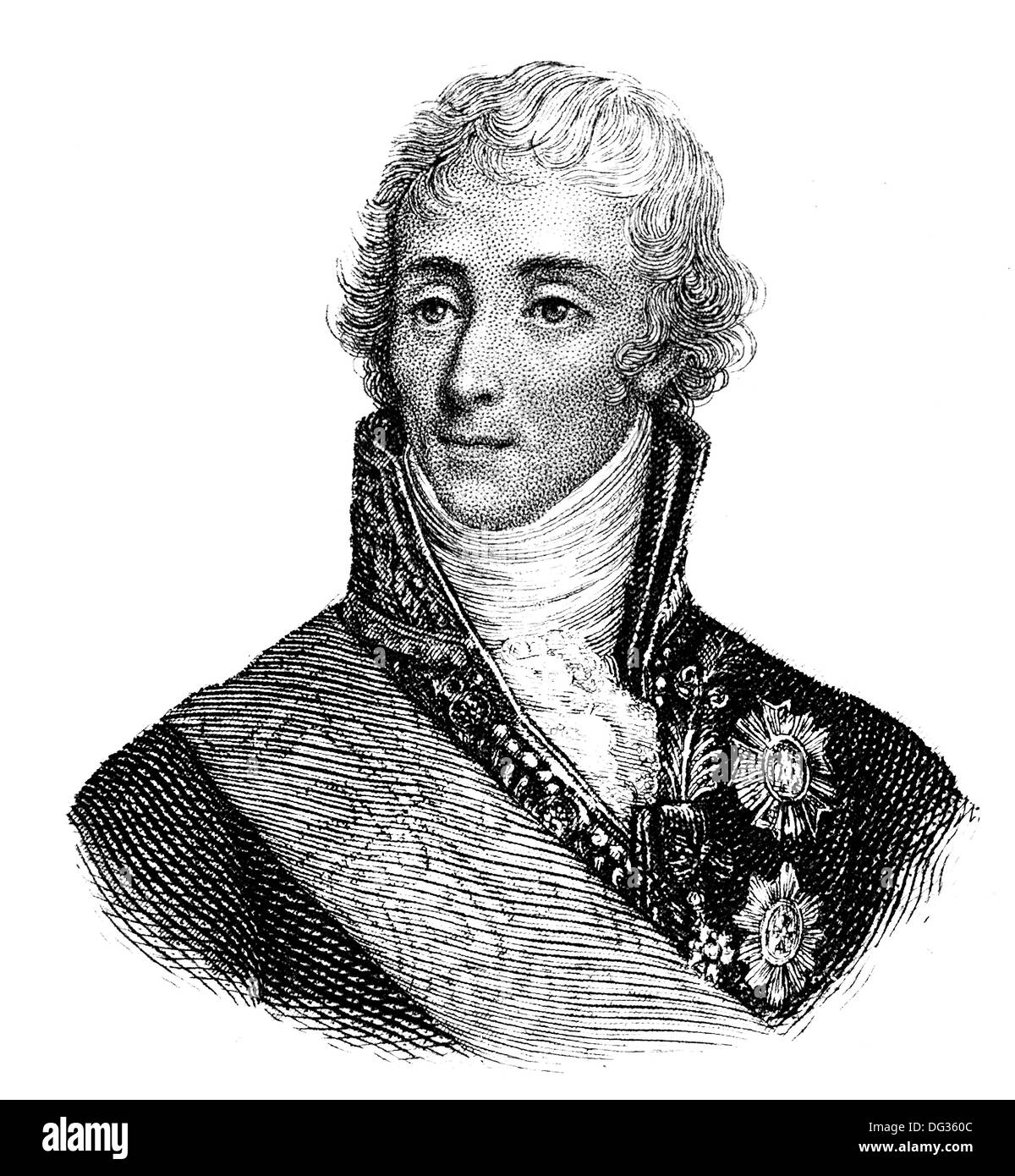 Joseph Fouché, 1759 - 1820, 1st Duc d'Otrante, French statesman Stock ...