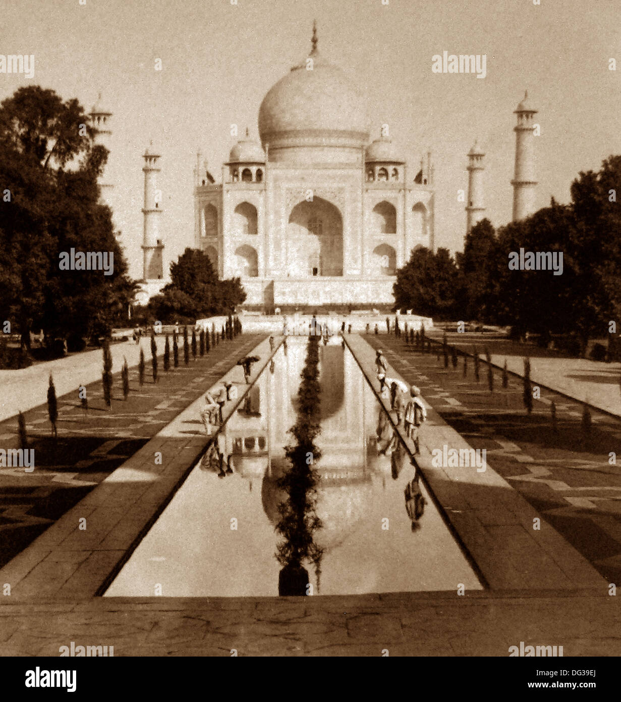 India - Taj Mahal Agra early 1900s Stock Photo - Alamy