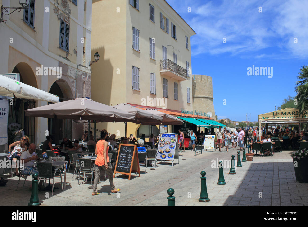 L'ile Rousse Corsica Stock Photo - Alamy