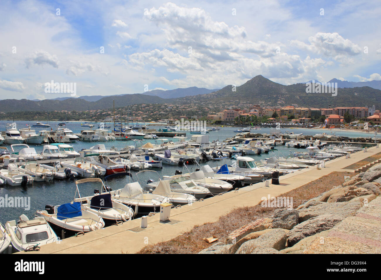 L'ile Rousse Corsica Stock Photo - Alamy