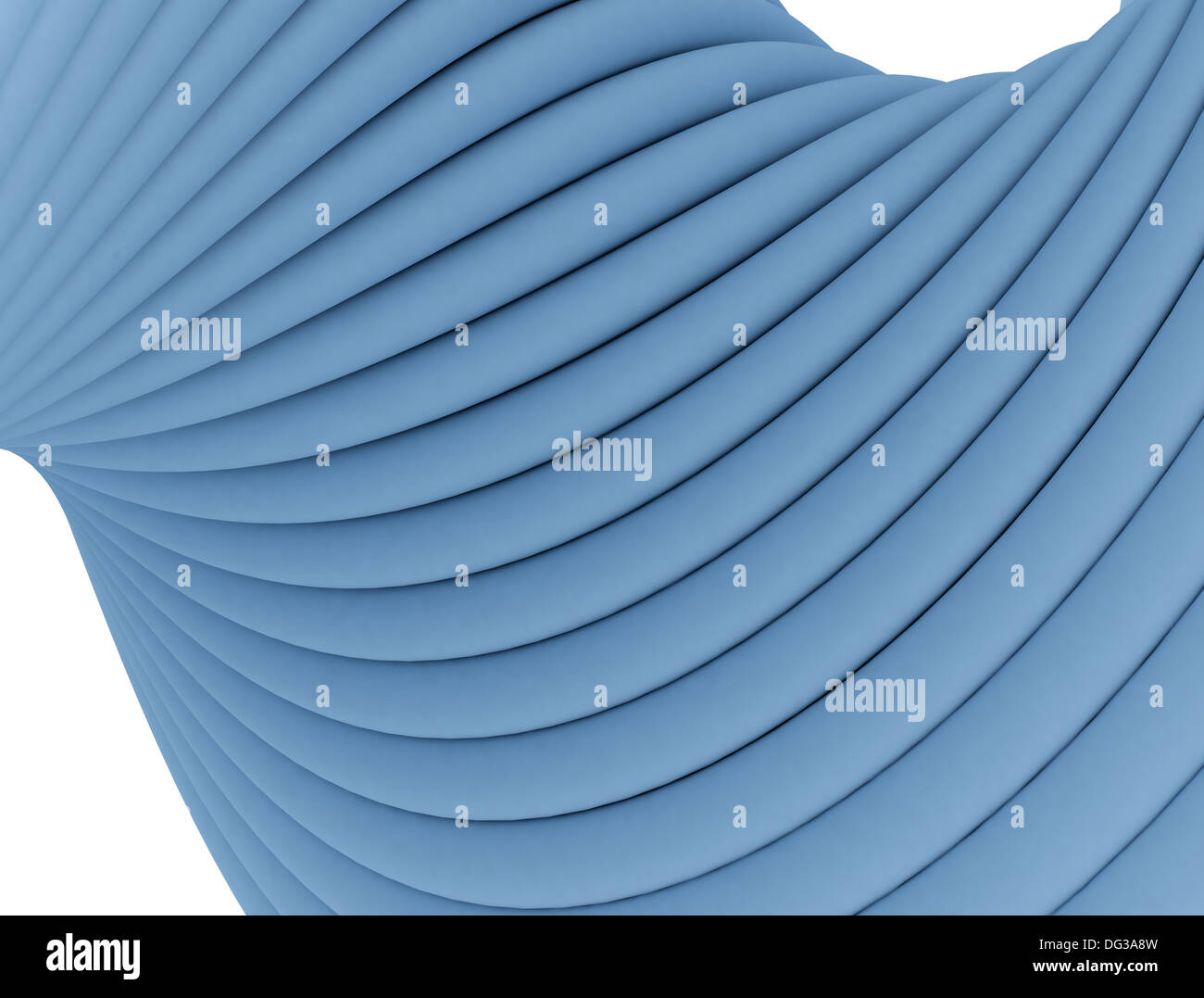 3d bend lines abstract shape Stock Photo - Alamy