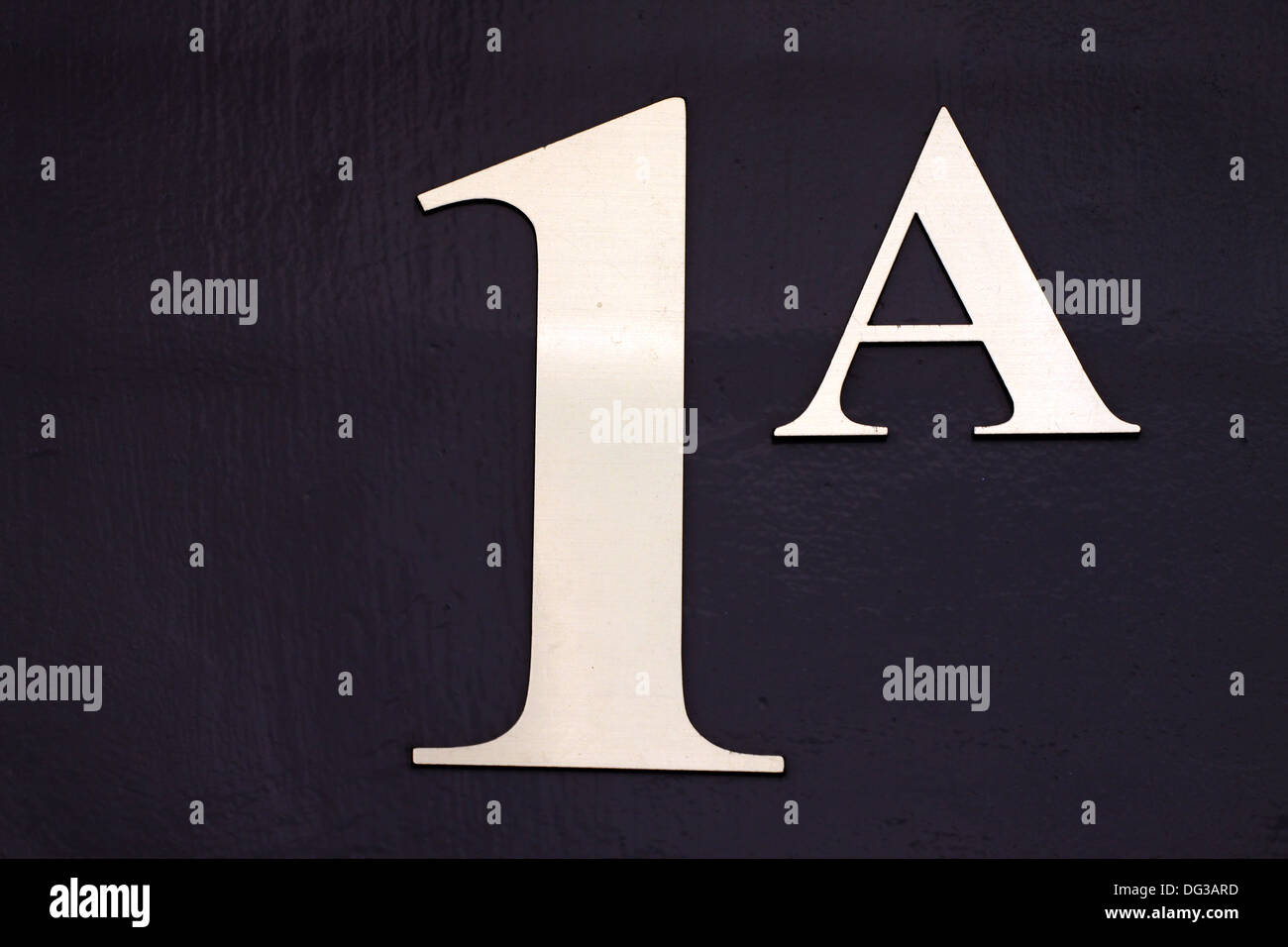 House numbers in different styles and colors (concept for real estate ...