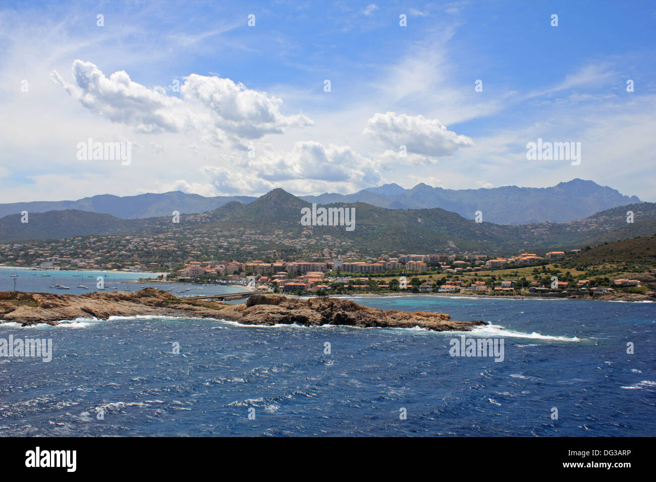 L'ile Rousse Corsica Stock Photo - Alamy