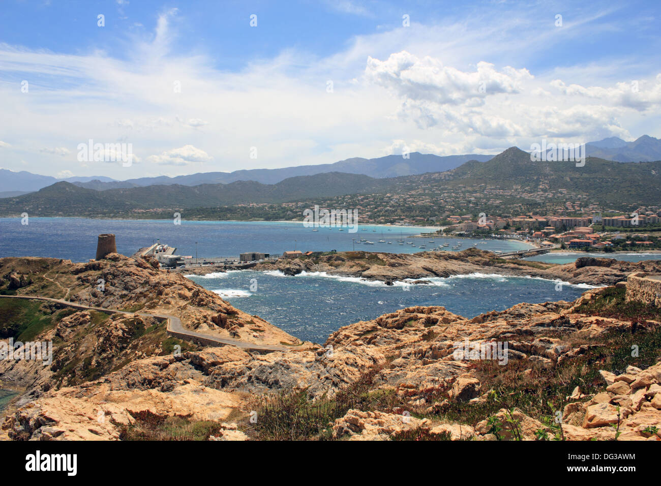 L'ile Rousse Corsica Stock Photo - Alamy