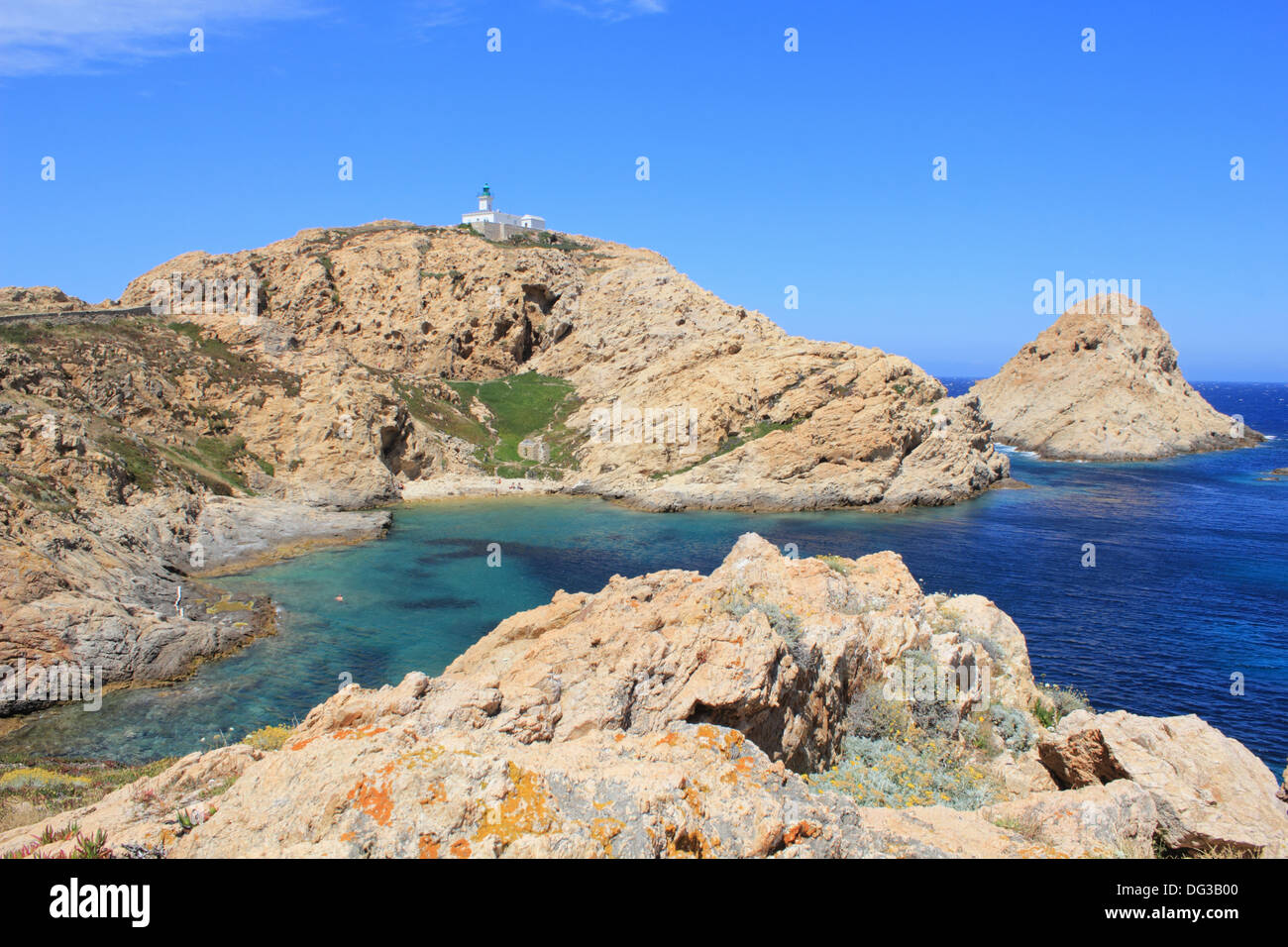 L'ile Rousse Corsica Stock Photo - Alamy