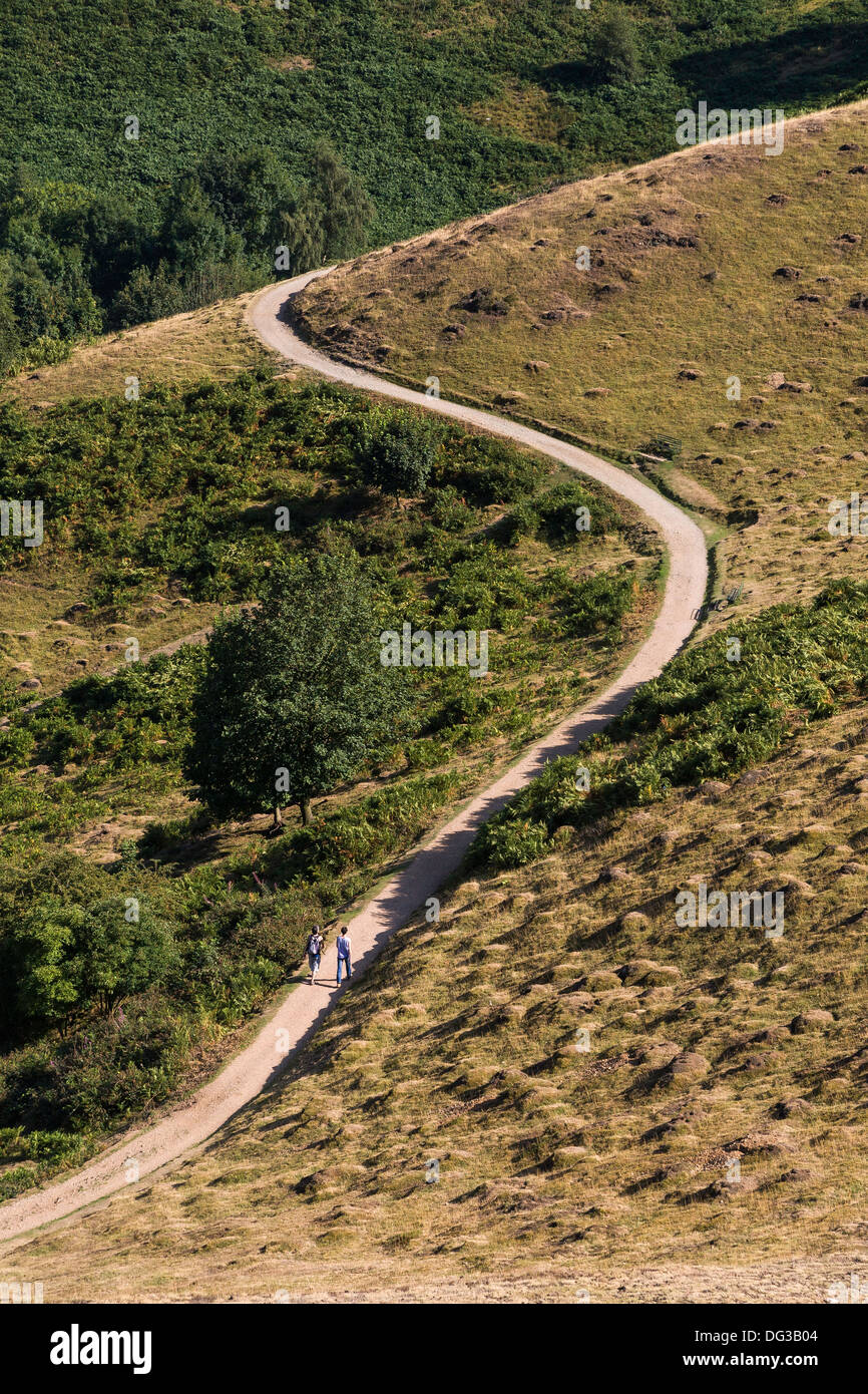 Walkers path slopes hills curves hi-res stock photography and images ...