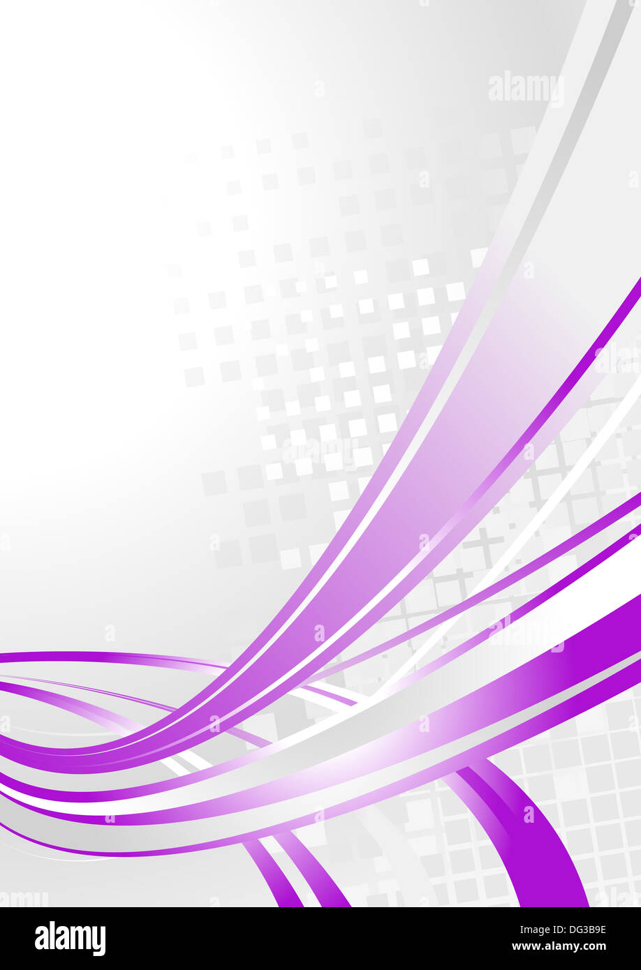 Beautiful wavy background. Vector illustration Stock Photo - Alamy