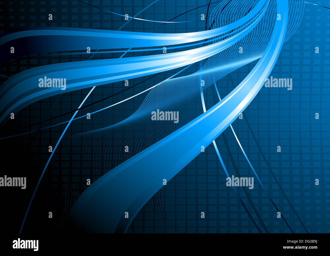 Dark abstract background with waves and lines Stock Photo - Alamy