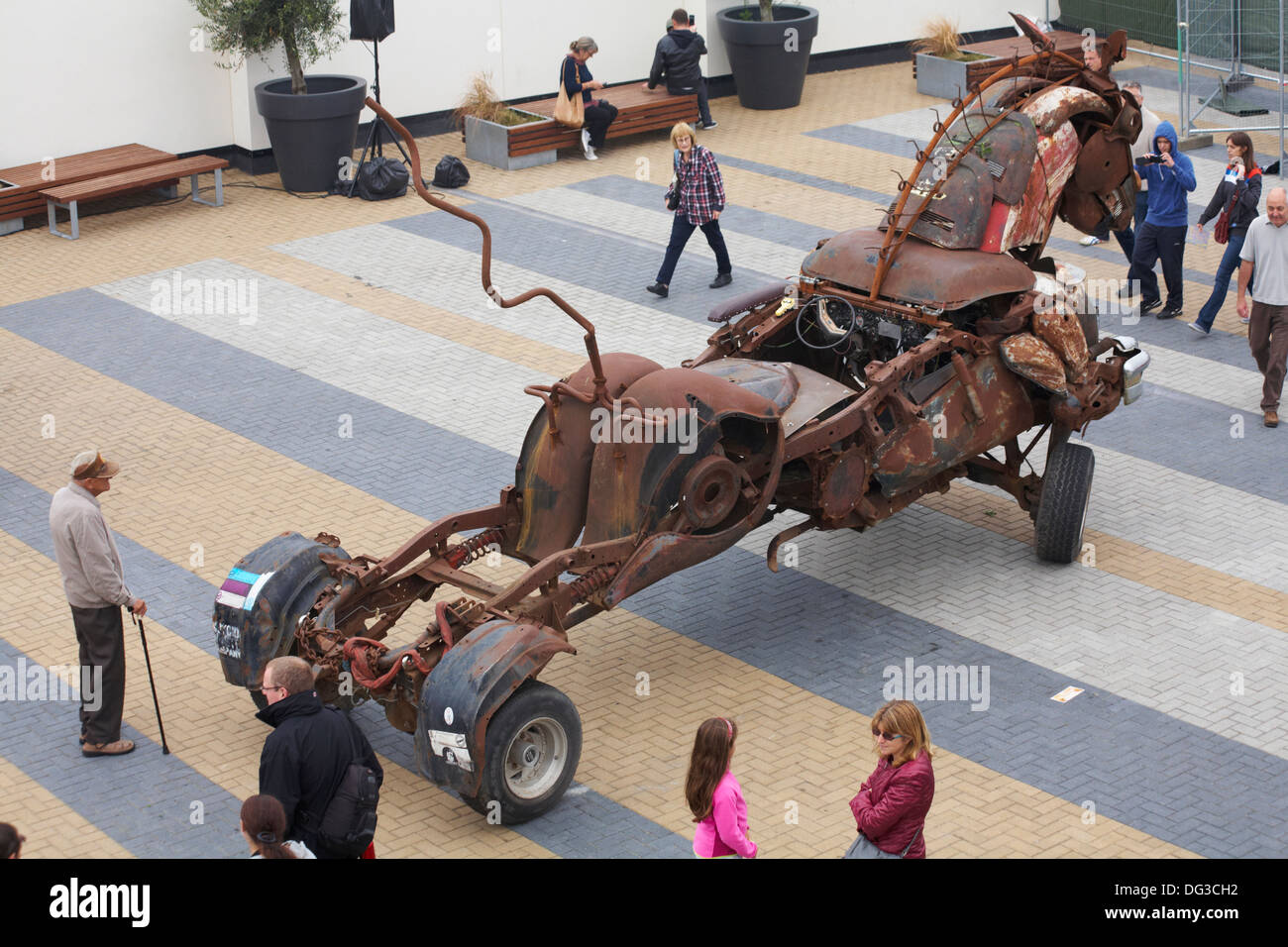 Mutoid Waste sculptures and machines on display at Bournemouth Arts by ...