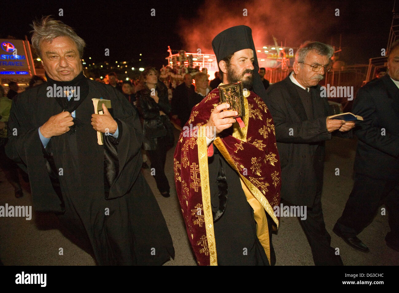 europe, greece, dodecanese, patmos island, skala, easter week, holy ...