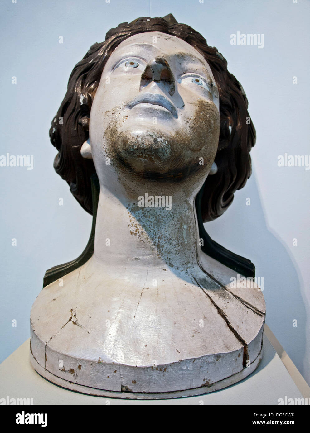 Figurehead from HMS Adventure at the National Maritime Museum ...