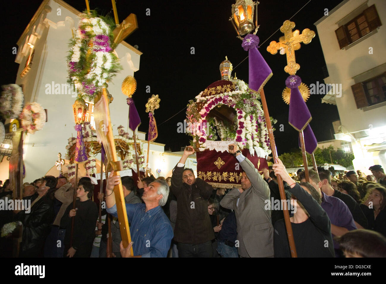 Patmos greece skala church hi-res stock photography and images - Alamy
