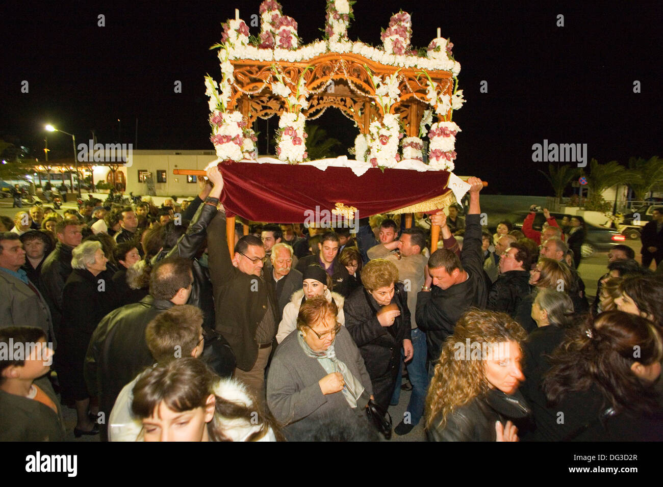 europe, greece, dodecanese, patmos island, skala, easter week, holy ...