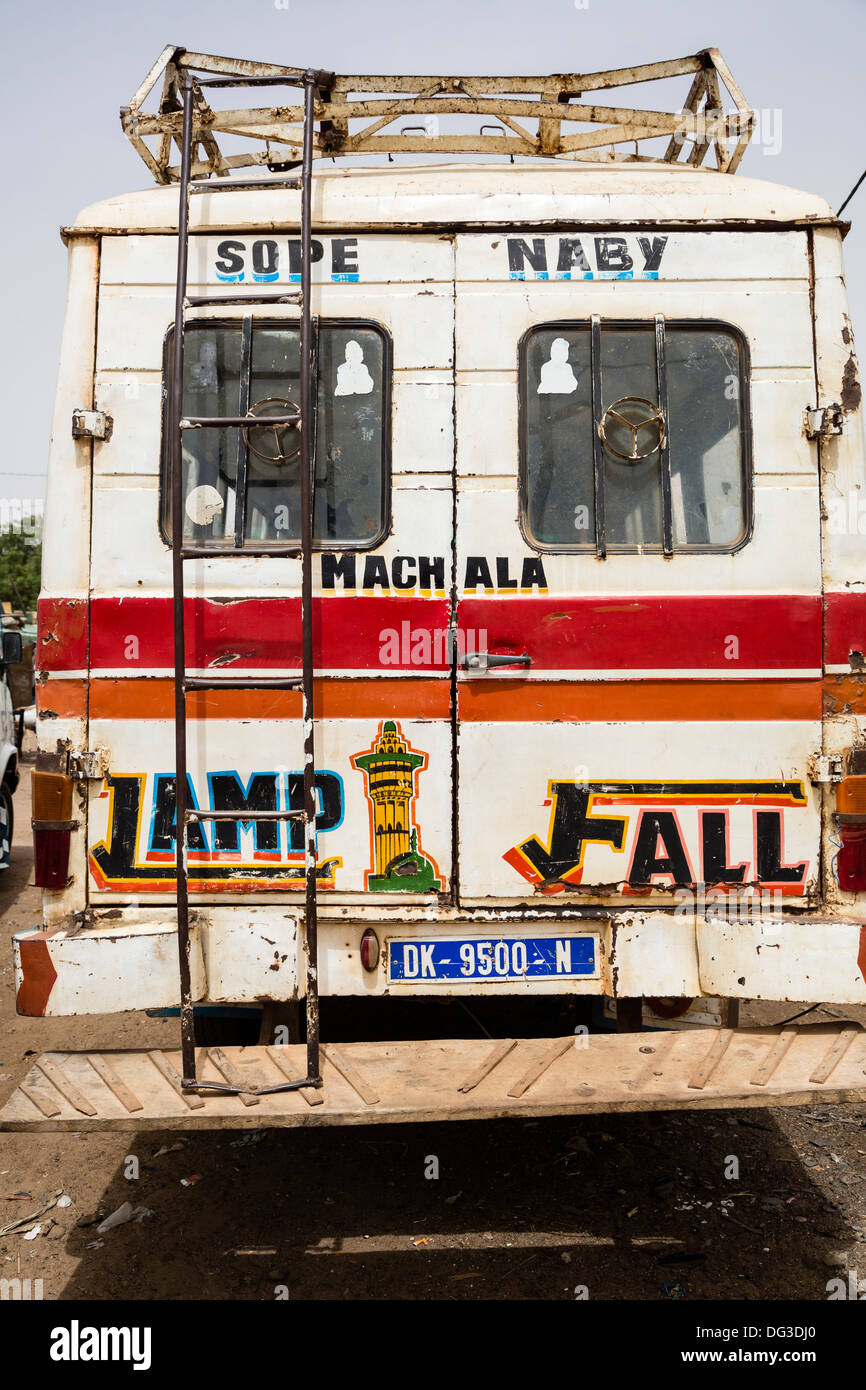 Senegal, Touba. "Lamp Fall" on a transport vehicle. See note for ...
