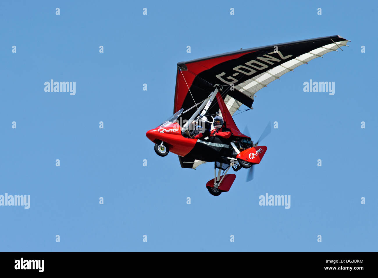 Microlight Caernarfon Airport North Wales Uk Stock Photo - Alamy