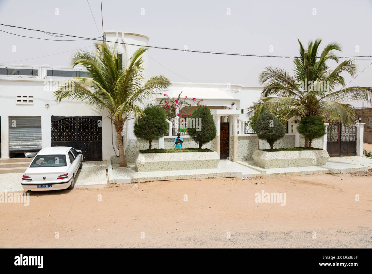 Senegal, Touba. A Modern Home on the Outskirts of Touba Stock Photo - Alamy